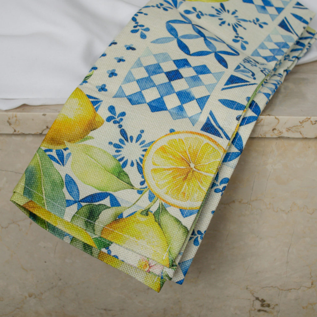 Table Runner - Amalfi Print - WA Italian Club