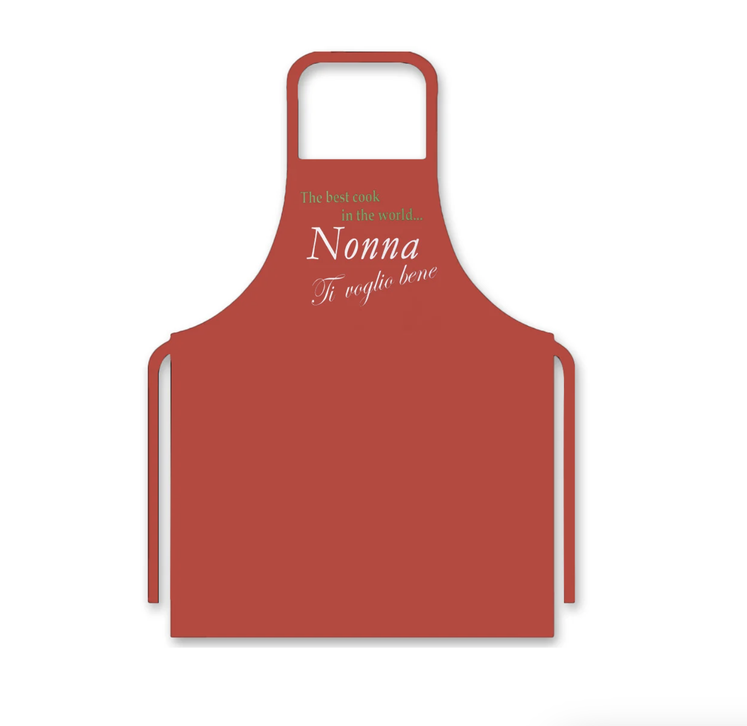Apron - The Best Cook In The World... Nonna (Red) - WA Italian Club