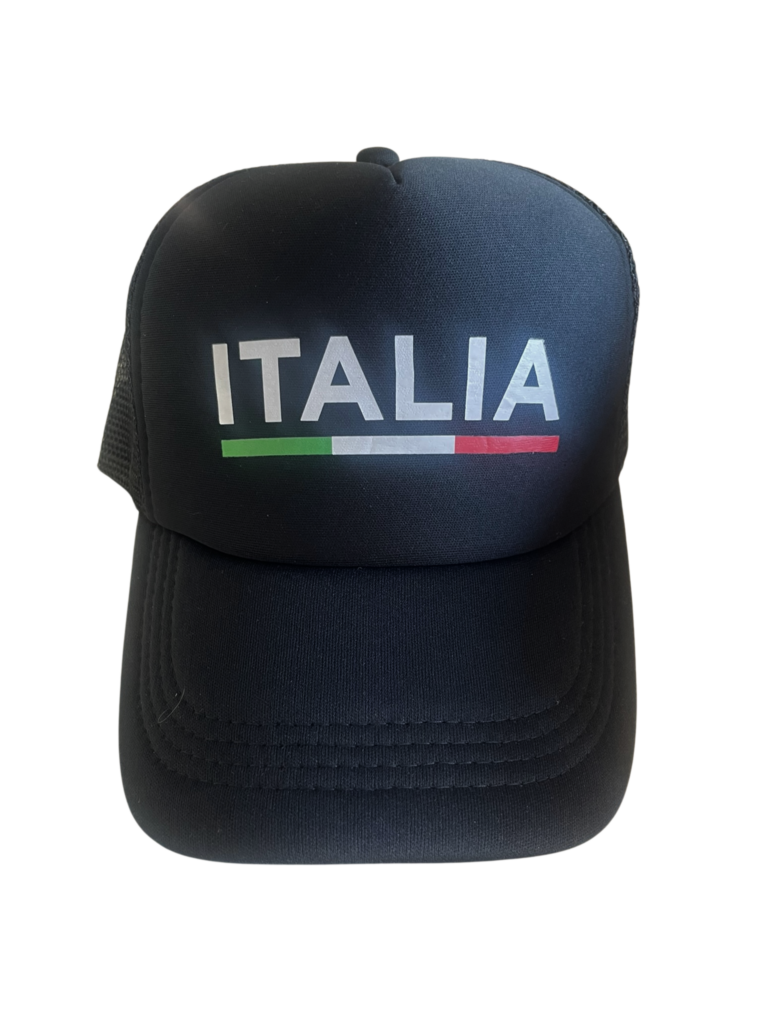 Cap - Italia (Black/Mesh) - WA Italian Club